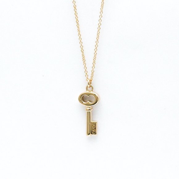 Tiffany & Co. | Jewelry | Tiffany Keys Pink Gold 8k No Stone Womens ...